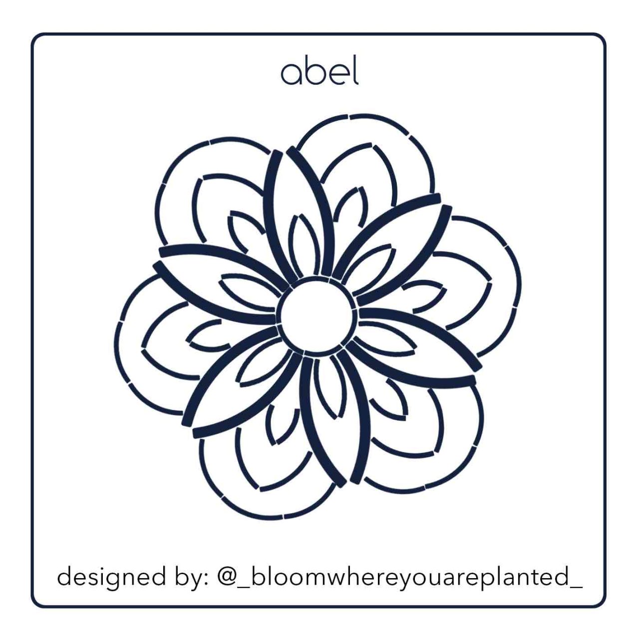 Mandala flower - Abel